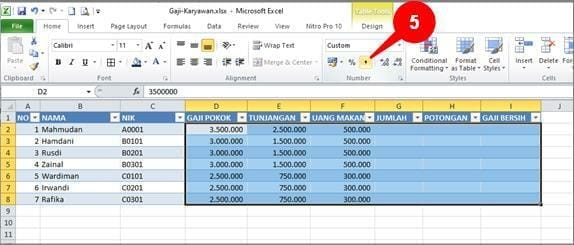 Cara Membuat Tabel di Excel + Rumus Sederhana