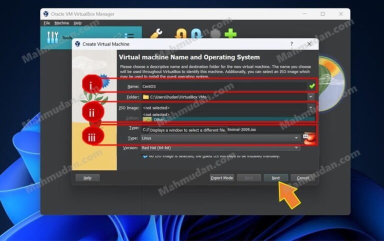 How to Create a CentOS Virtual Machine with VirtualBox on Windows 11