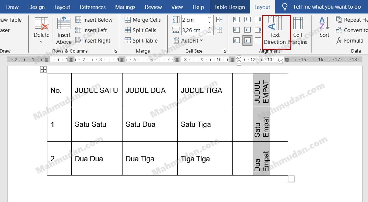 18 Panduan Lengkap Tabel di Word + Trik Khusus